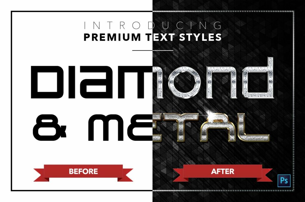 Diamond & Metal #3 - 18 Text Styles – MasterBundles