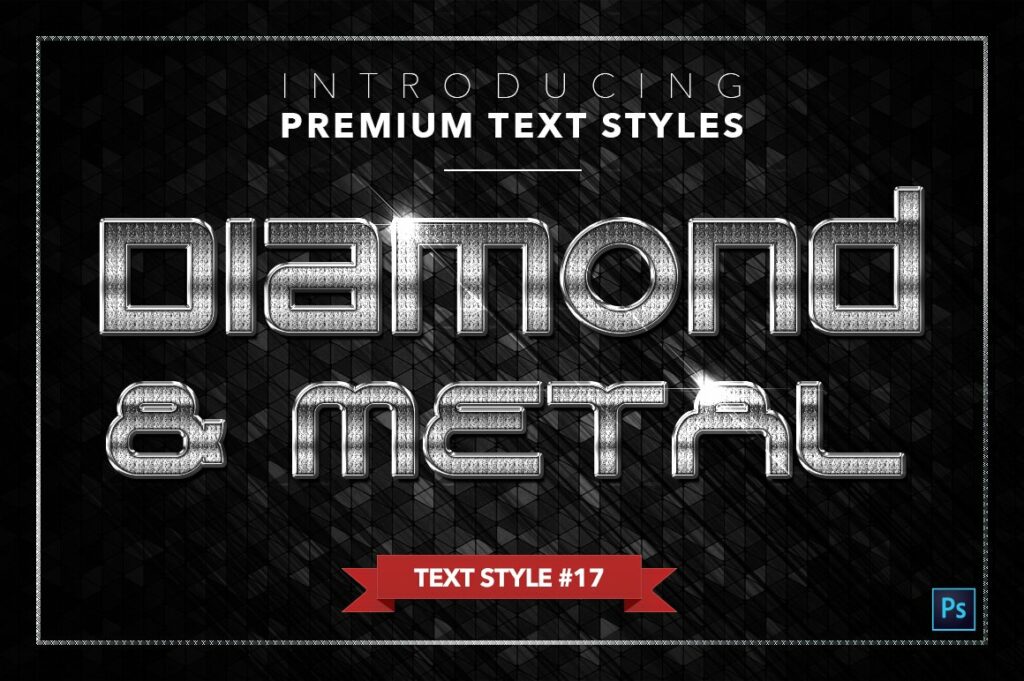 Diamond & Metal #3 - 18 Text Styles – MasterBundles