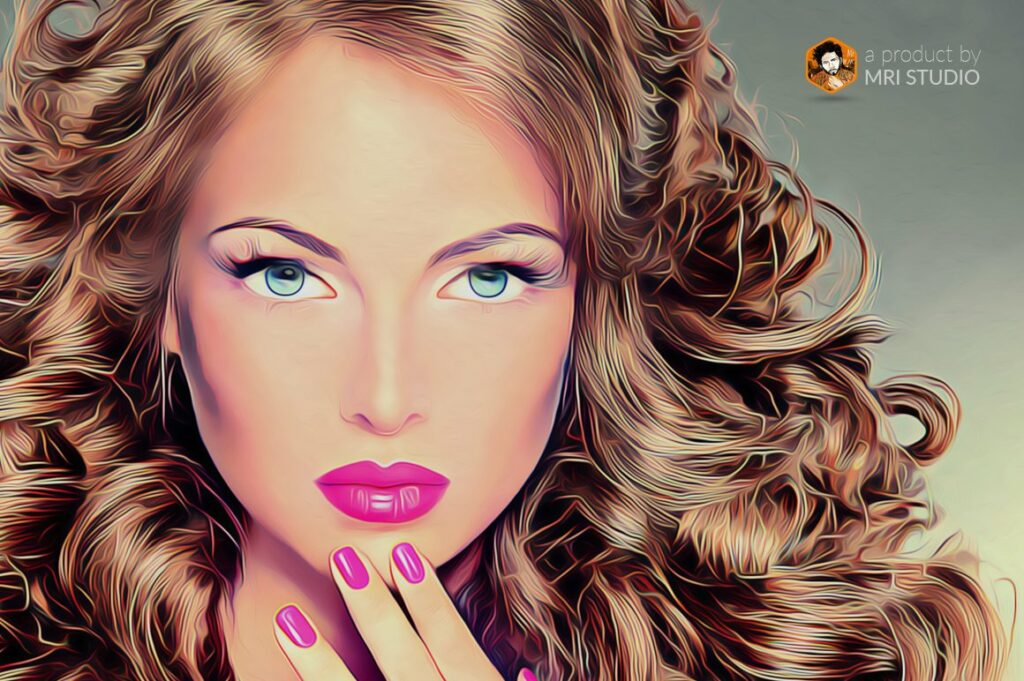 Digital Oil Art Photoshop Action – MasterBundles