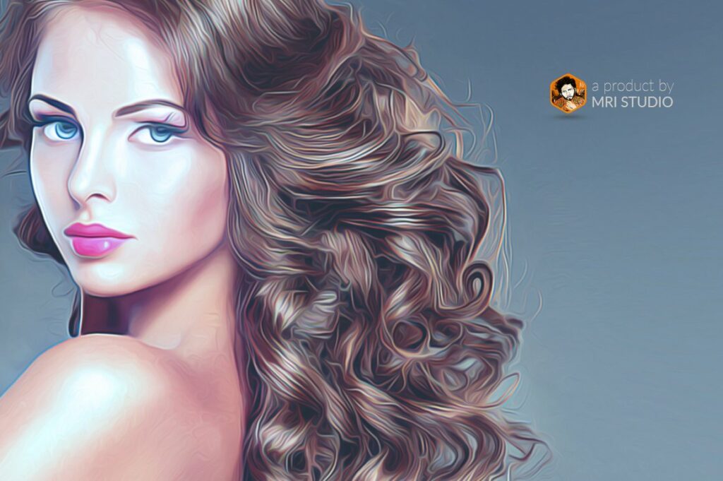 Digital Oil Art Photoshop Action – MasterBundles