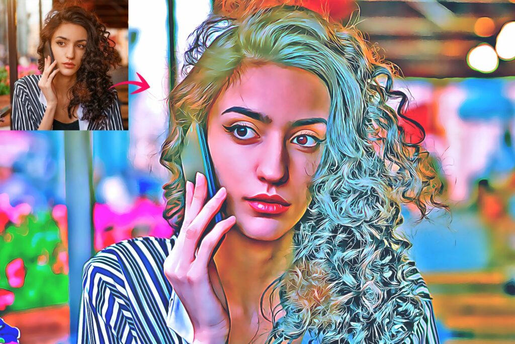 Digital Painting Photoshop Action – MasterBundles