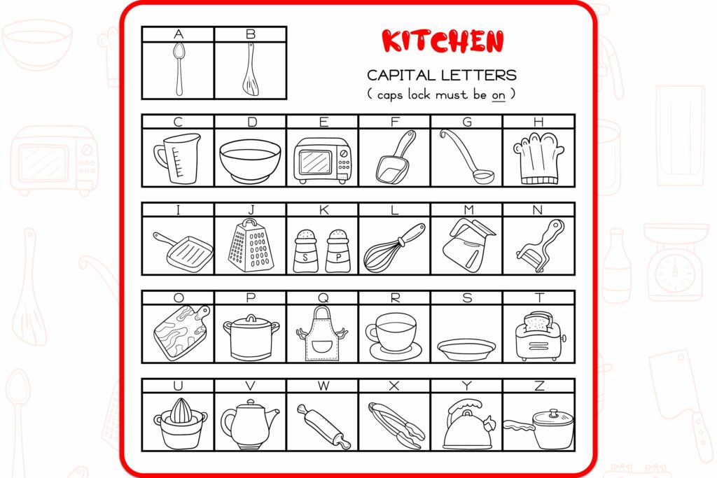 Kitchen Doodles - Dingbats Font – MasterBundles