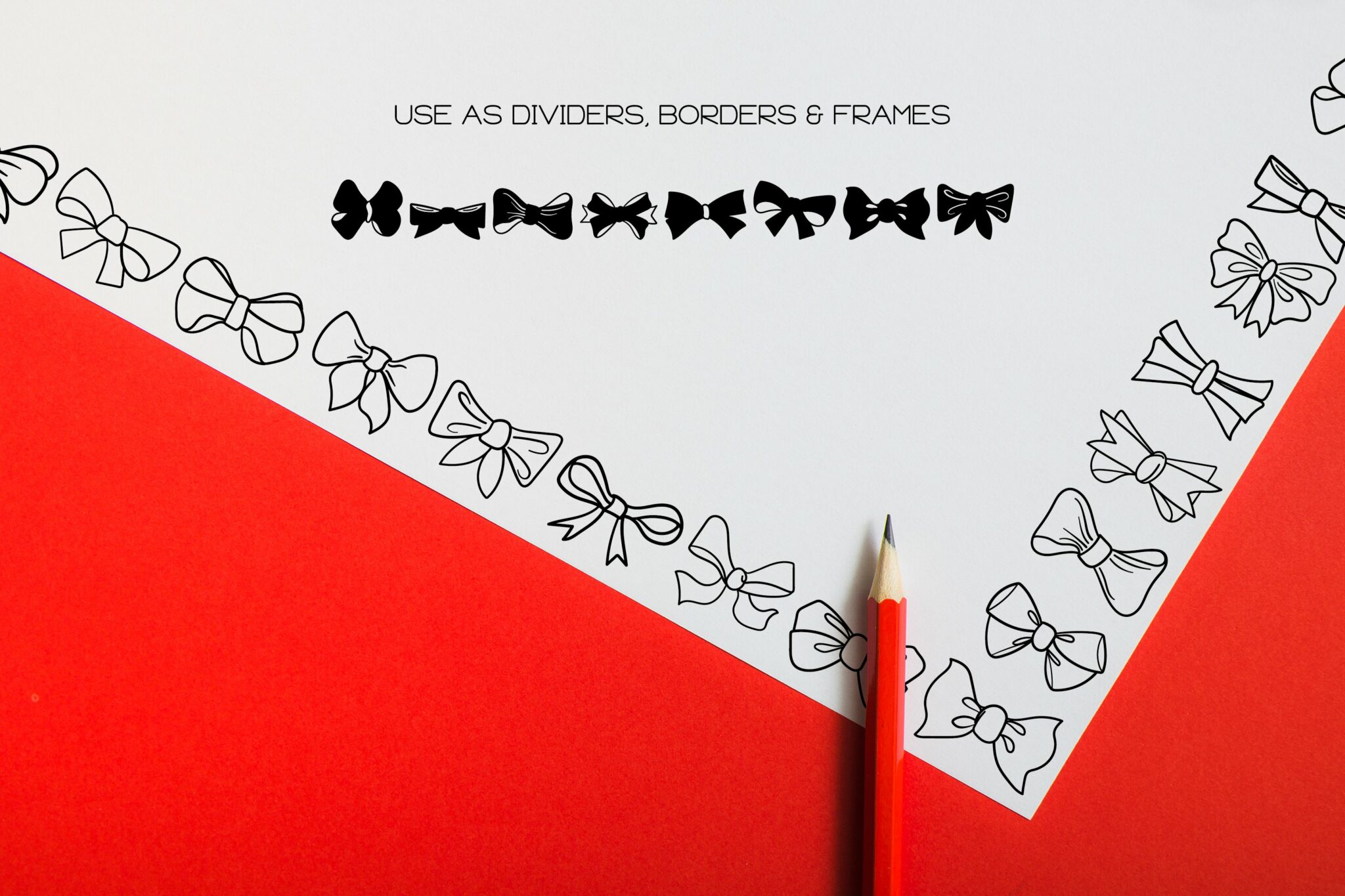 Bow Doodles - Dingbats Font – MasterBundles