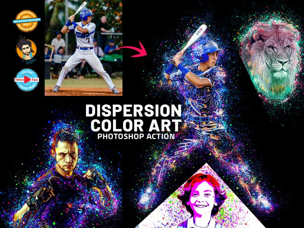 Dispersion Color Art Effect – MasterBundles