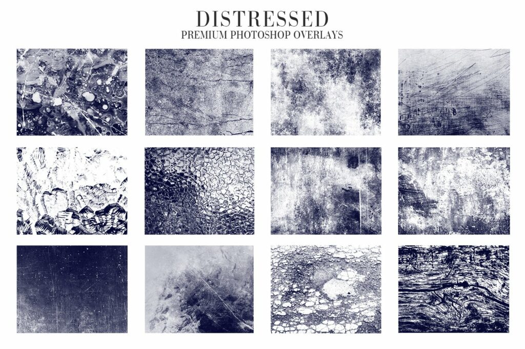 Distressed Overlays Photoshop – MasterBundles