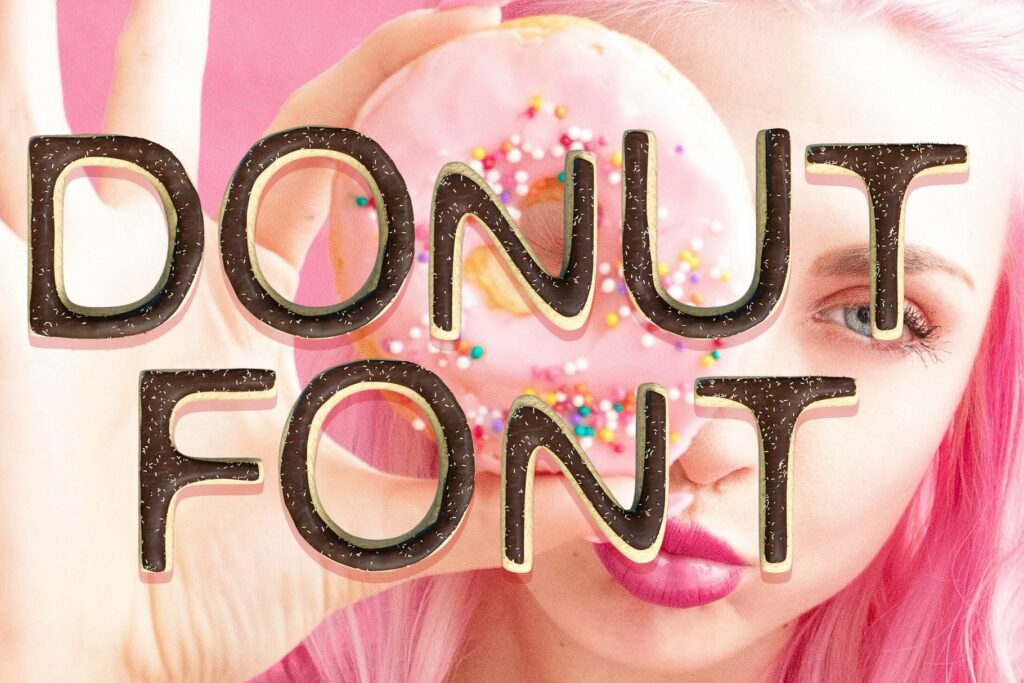 Donut Opentype SVG Font and PNGs – MasterBundles