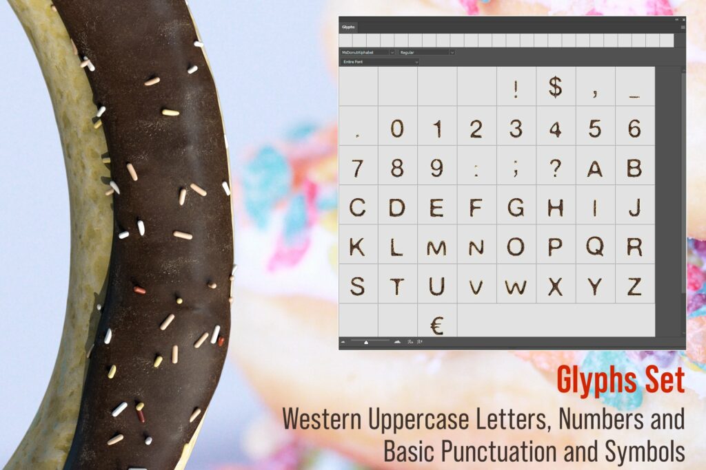 Donut Opentype SVG Font and PNGs – MasterBundles