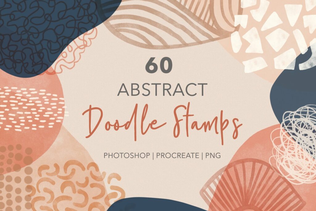 Abstract Doodle Stamps – MasterBundles