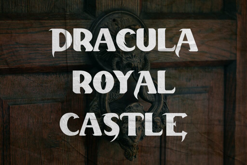 Dracula Palace - Gothic Horror Font – MasterBundles