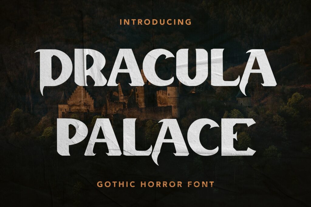 Dracula Palace - Gothic Horror Font – MasterBundles