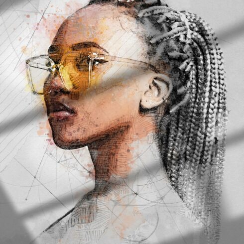 32 Technical PS Drawing Brushes – MasterBundles