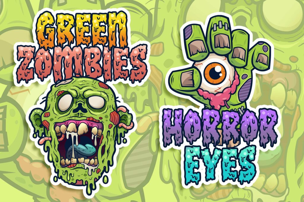 Drippy Zombie a playful Spooky Font – MasterBundles