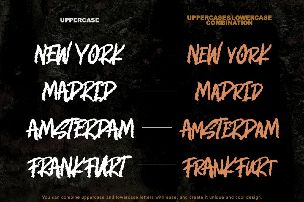 Brocken - Caps Rough Font – MasterBundles