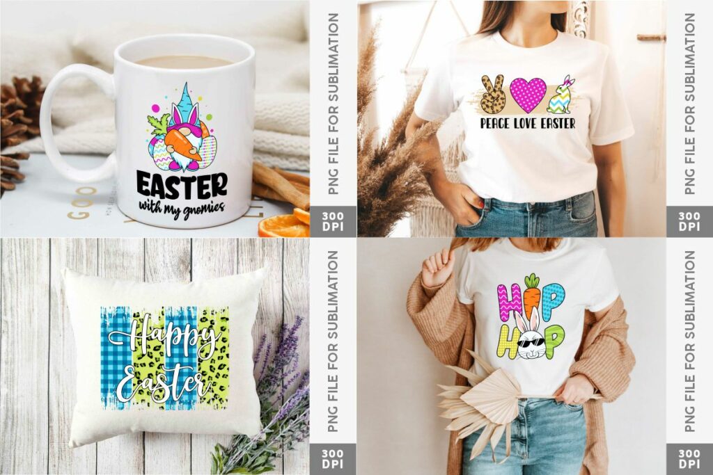 Easter Sublimation PNG Bundle – MasterBundles