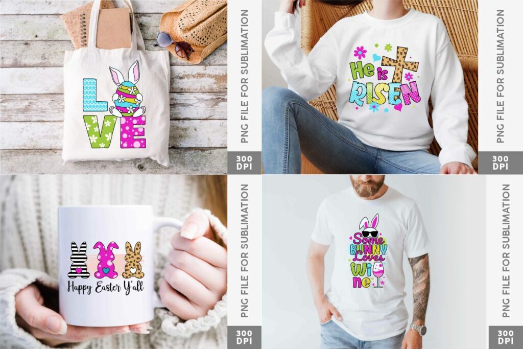 Easter Sublimation PNG Bundle – MasterBundles