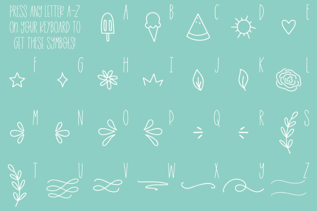 Easy Breezy Doodle Font Only – MasterBundles