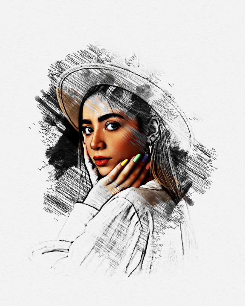 Editable Mix media Art Photo effect – MasterBundles