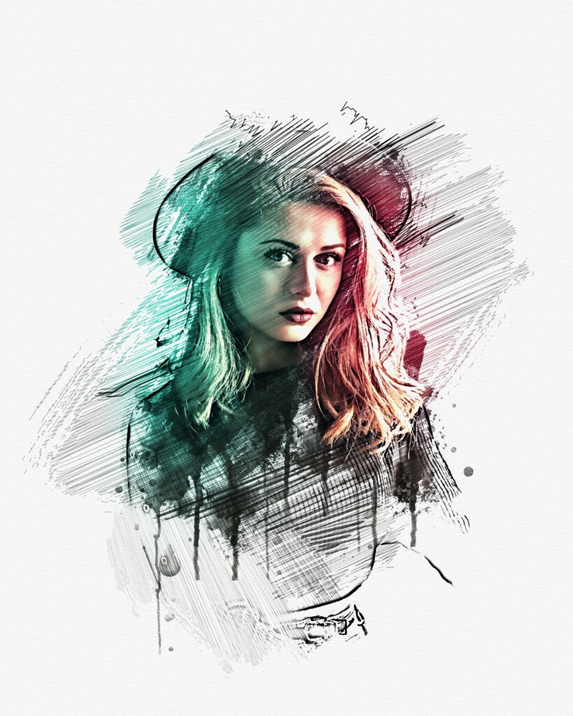 Editable Mix media Art Photo effect – MasterBundles