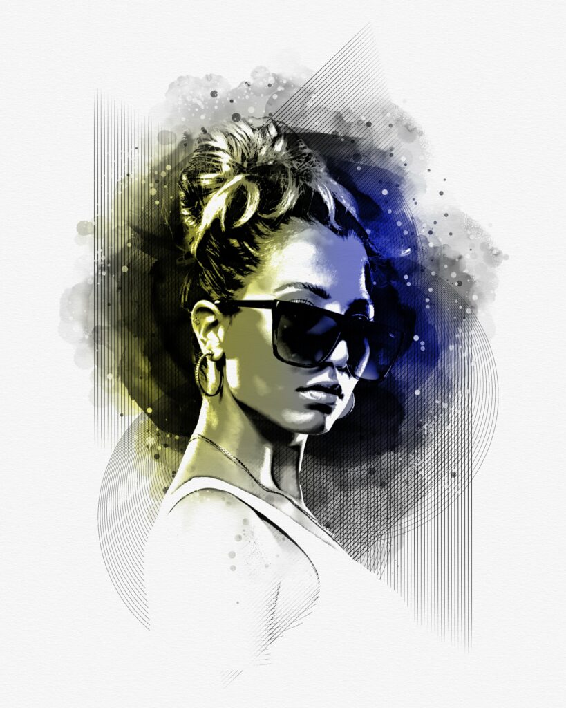 Editable Mix media Art Photo effect – MasterBundles