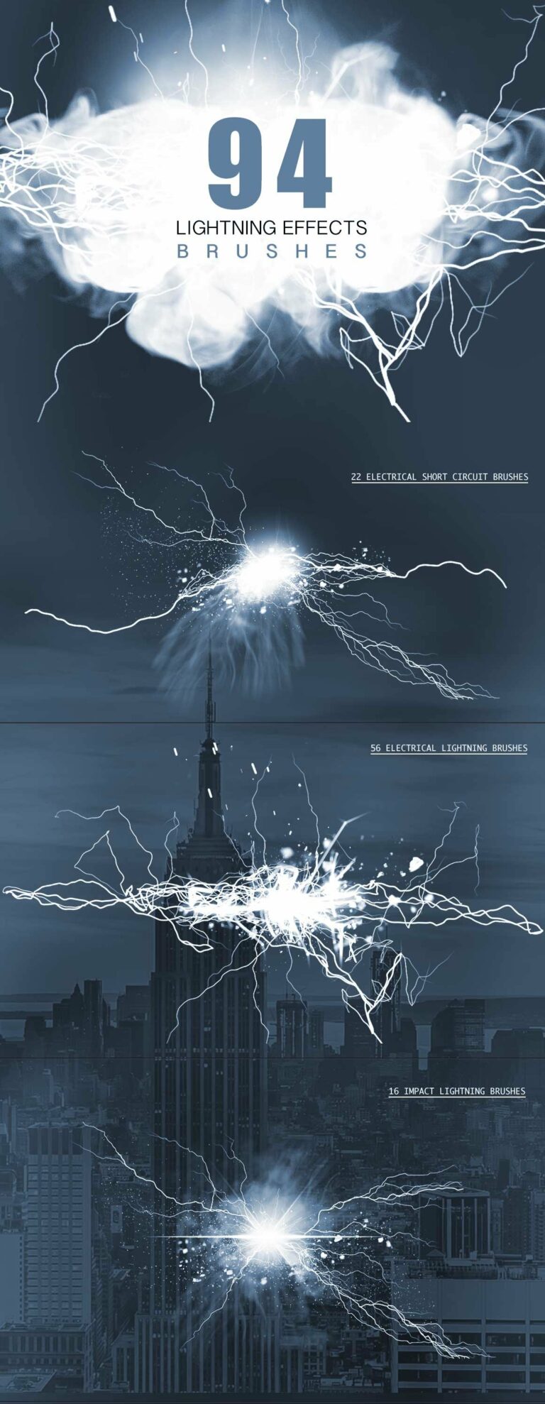 Electrical Lightning Brushes – MasterBundles