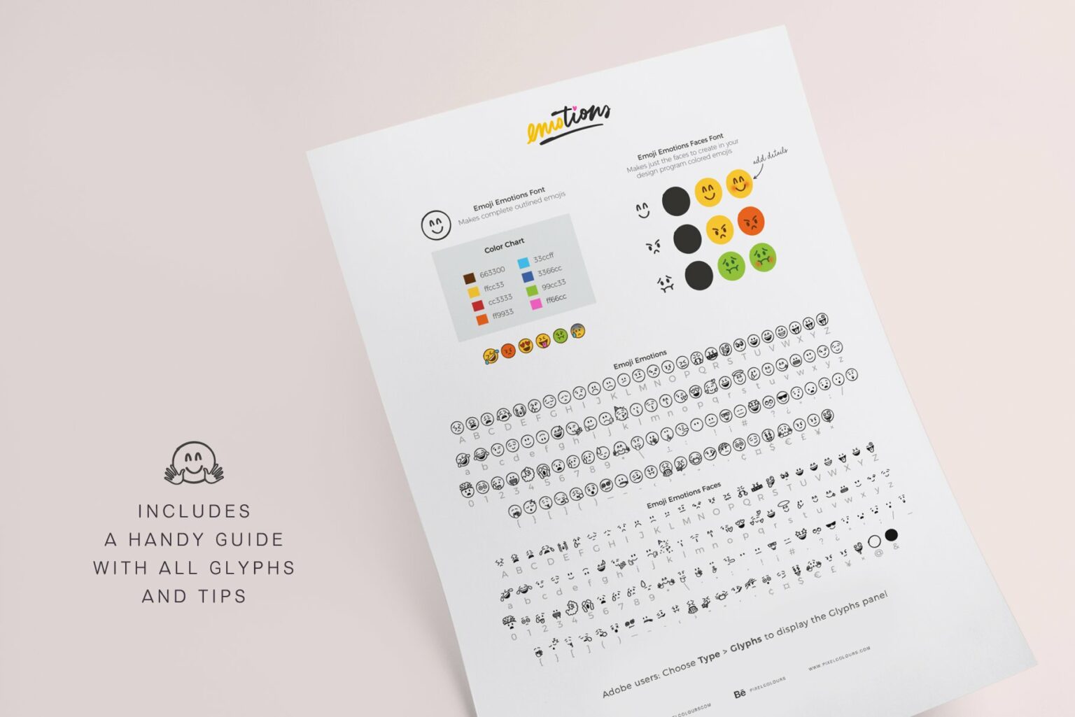 Emoji Font - Dingbats Font – MasterBundles