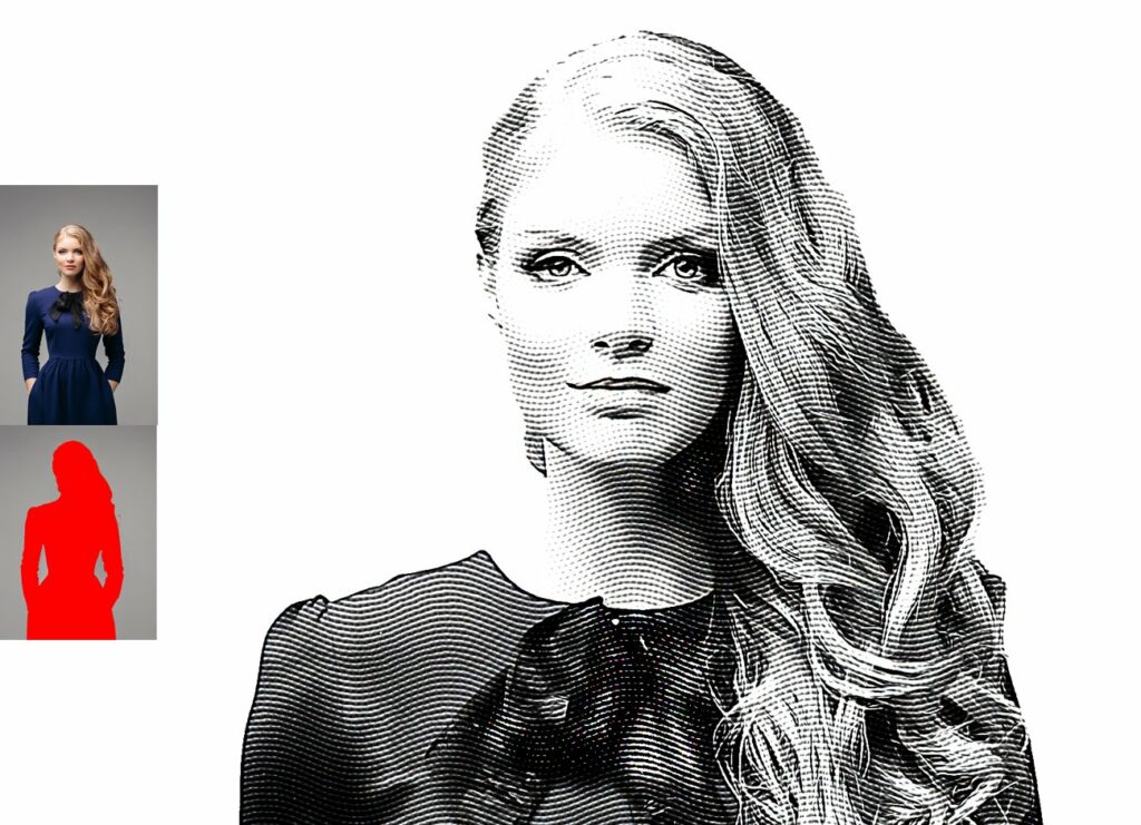 Engraved Effect Photoshop Action – MasterBundles