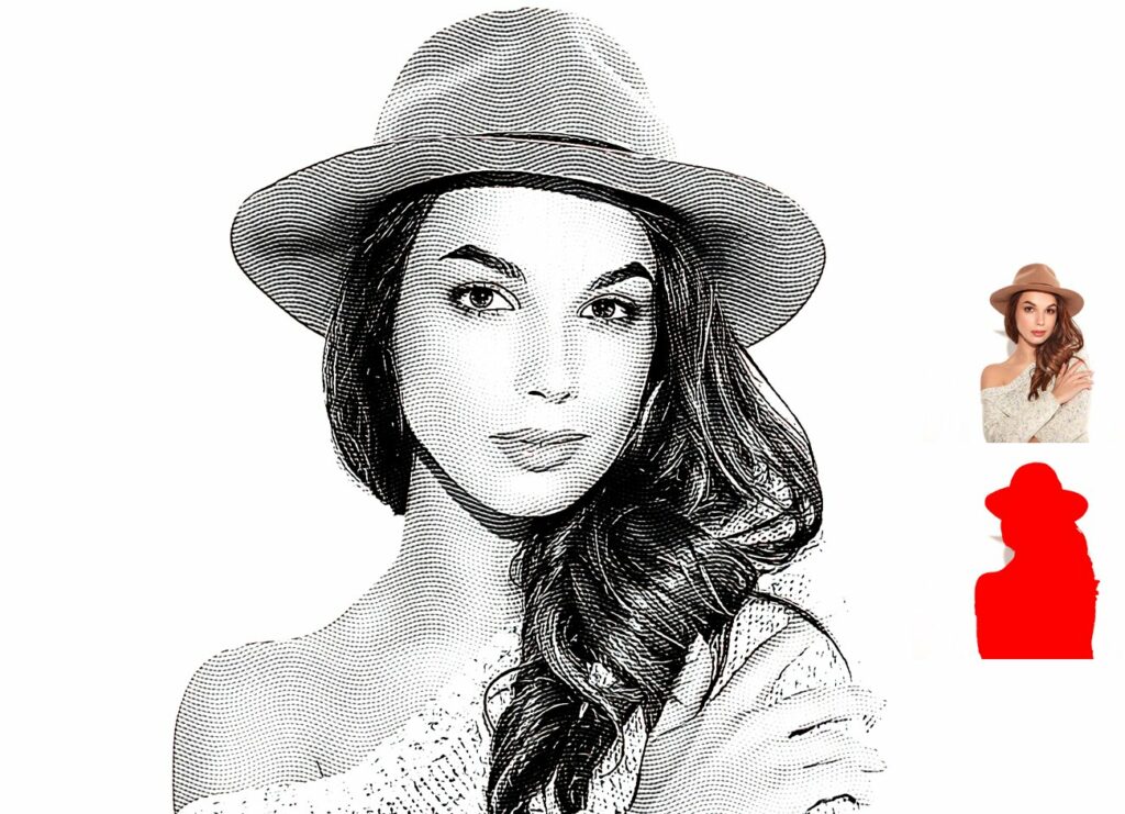 Engraved Effect Photoshop Action – MasterBundles