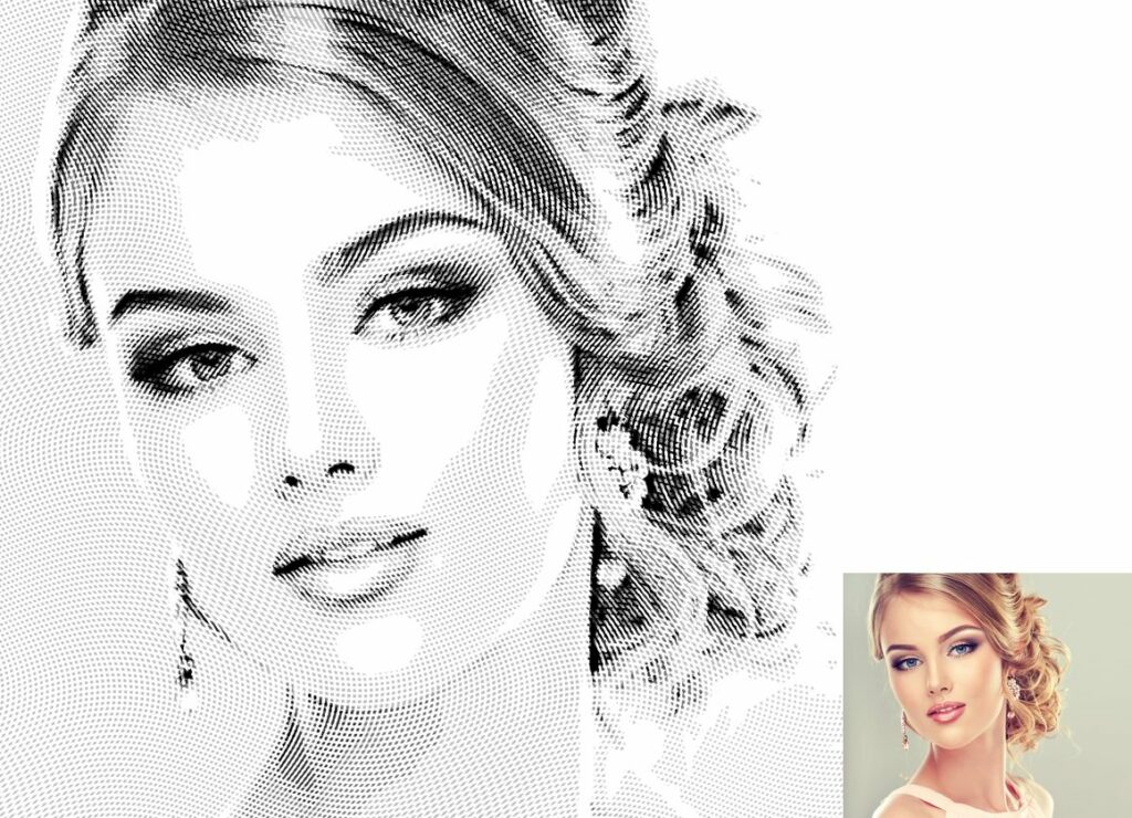 Engraved Effect Photoshop Action – MasterBundles