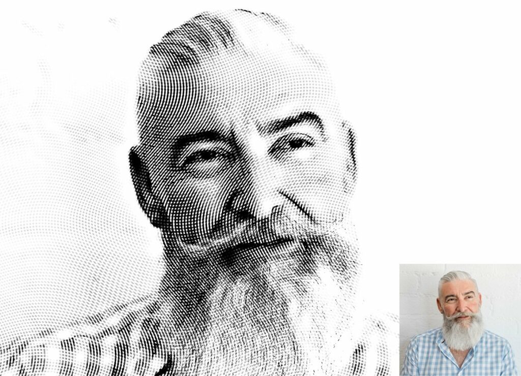 Engraved Effect Photoshop Action – MasterBundles