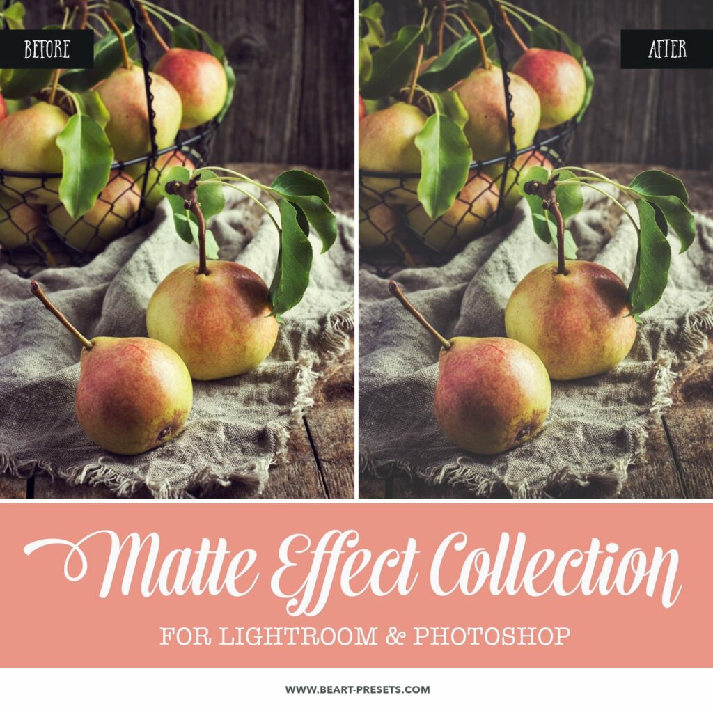 Matte Photoshop Actions & ACR preset – MasterBundles