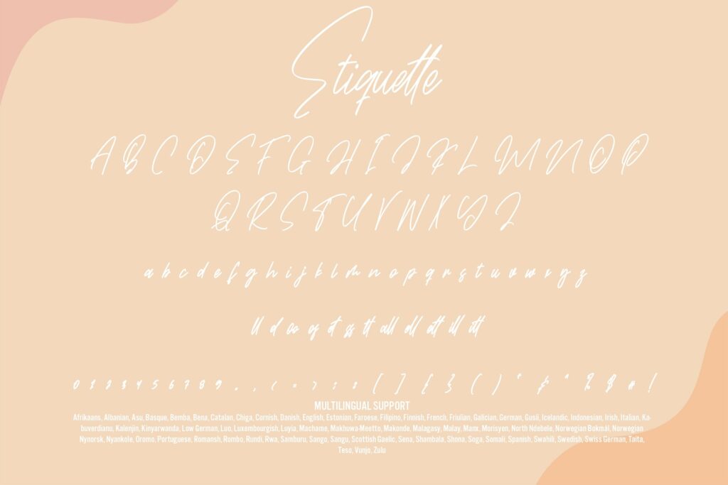 Etiquette - Modern Signature Font – MasterBundles
