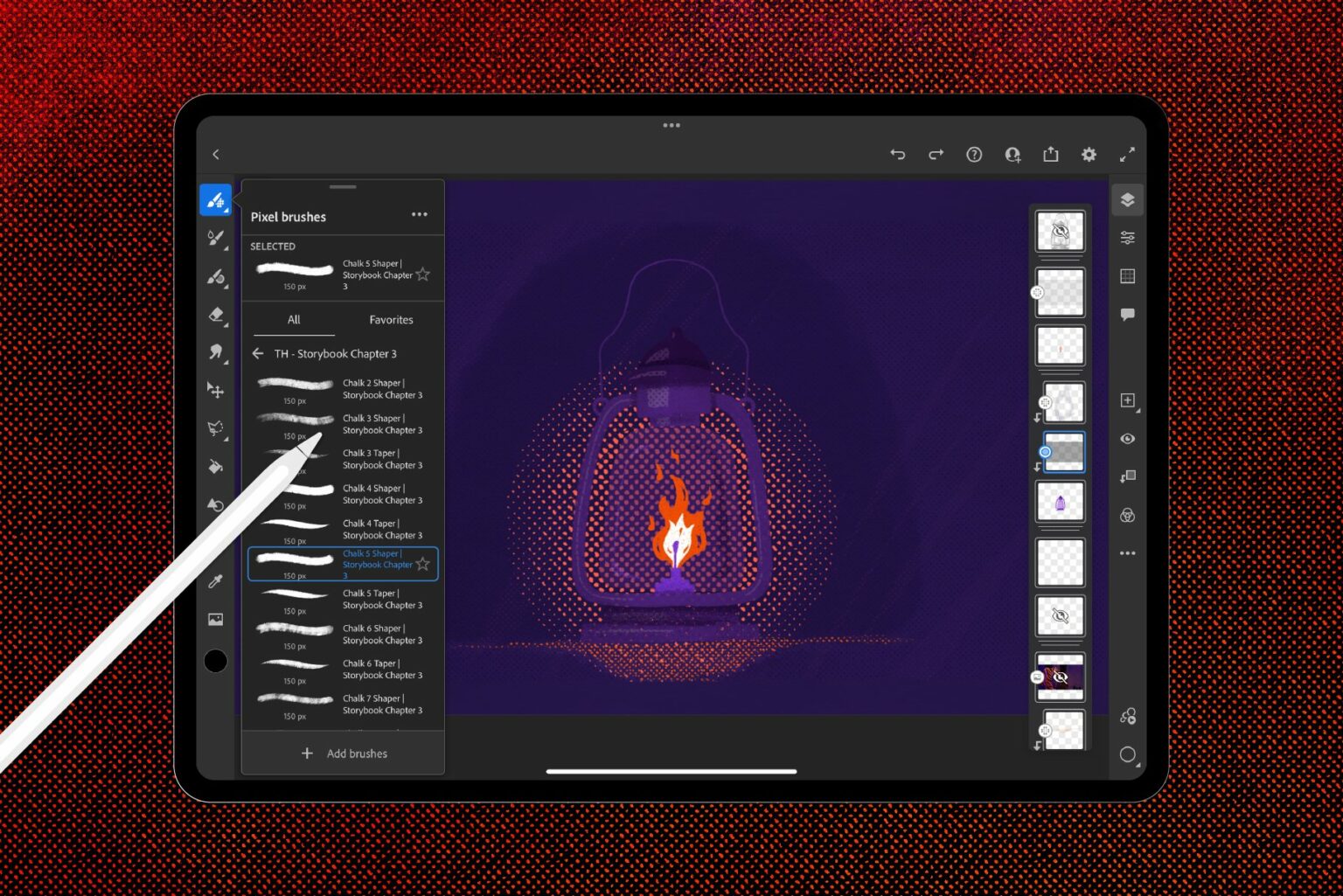Storybook Ch. 3 Photoshop Brushes – MasterBundles