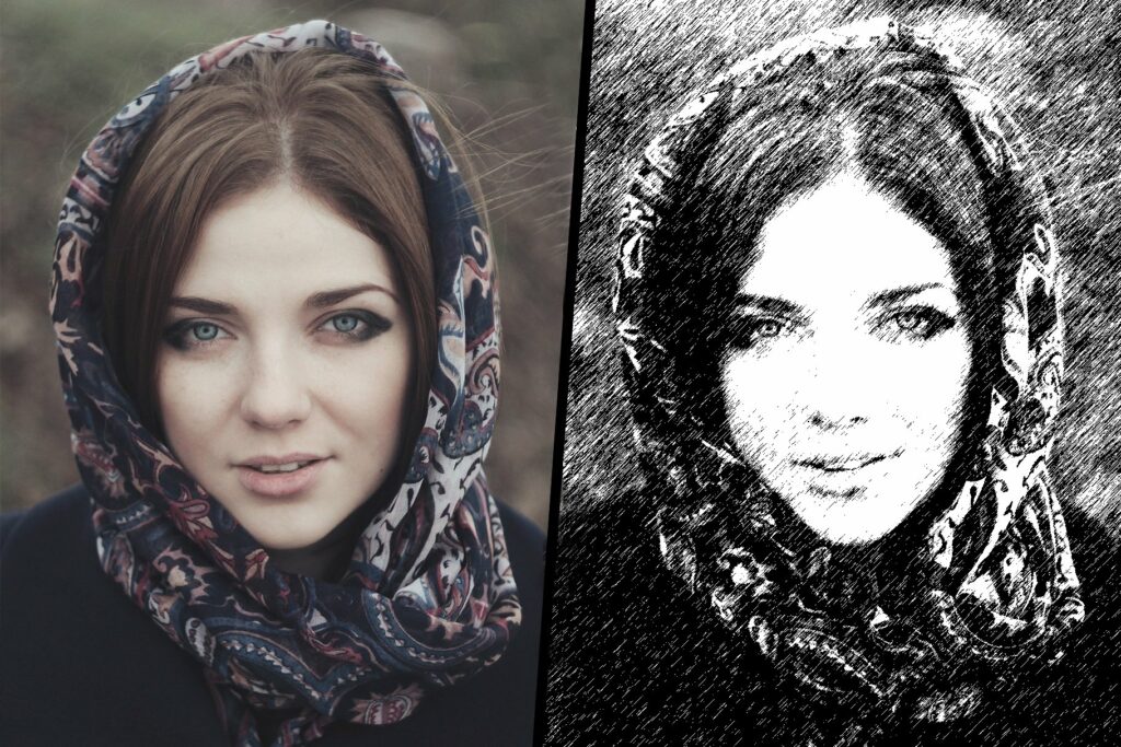 Ink Pen Photoshop Action – MasterBundles