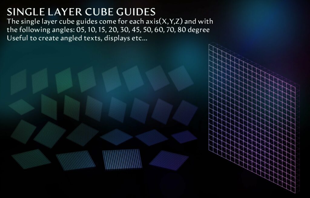 160 Isometric Guides (PNG, Brushes) – MasterBundles