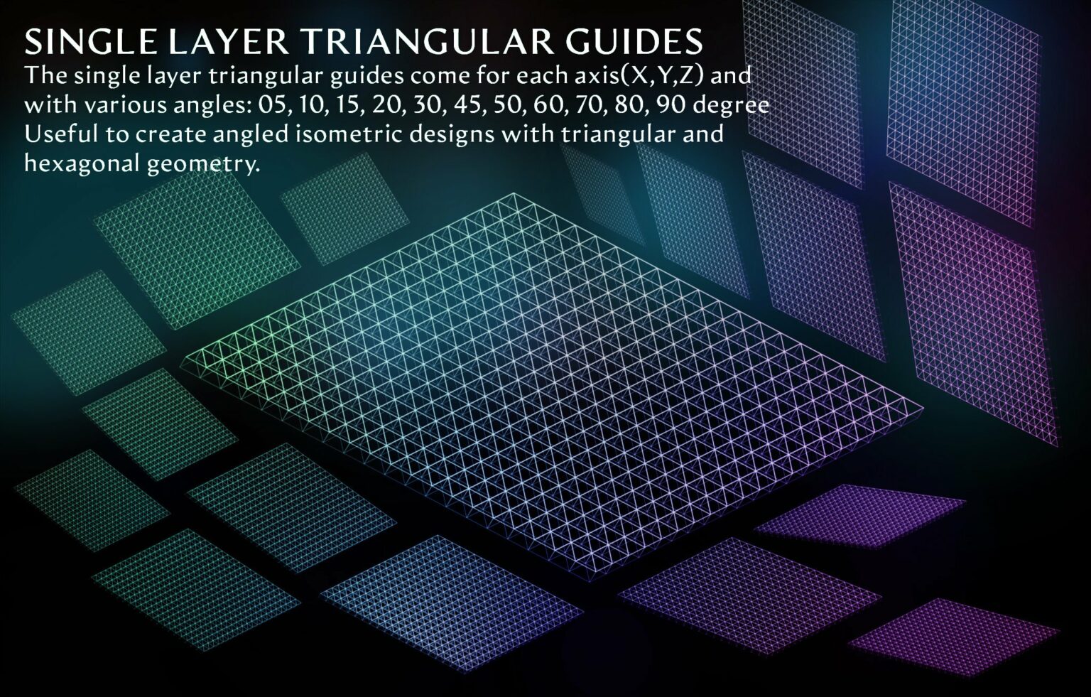 160 Isometric Guides (PNG, Brushes) – MasterBundles