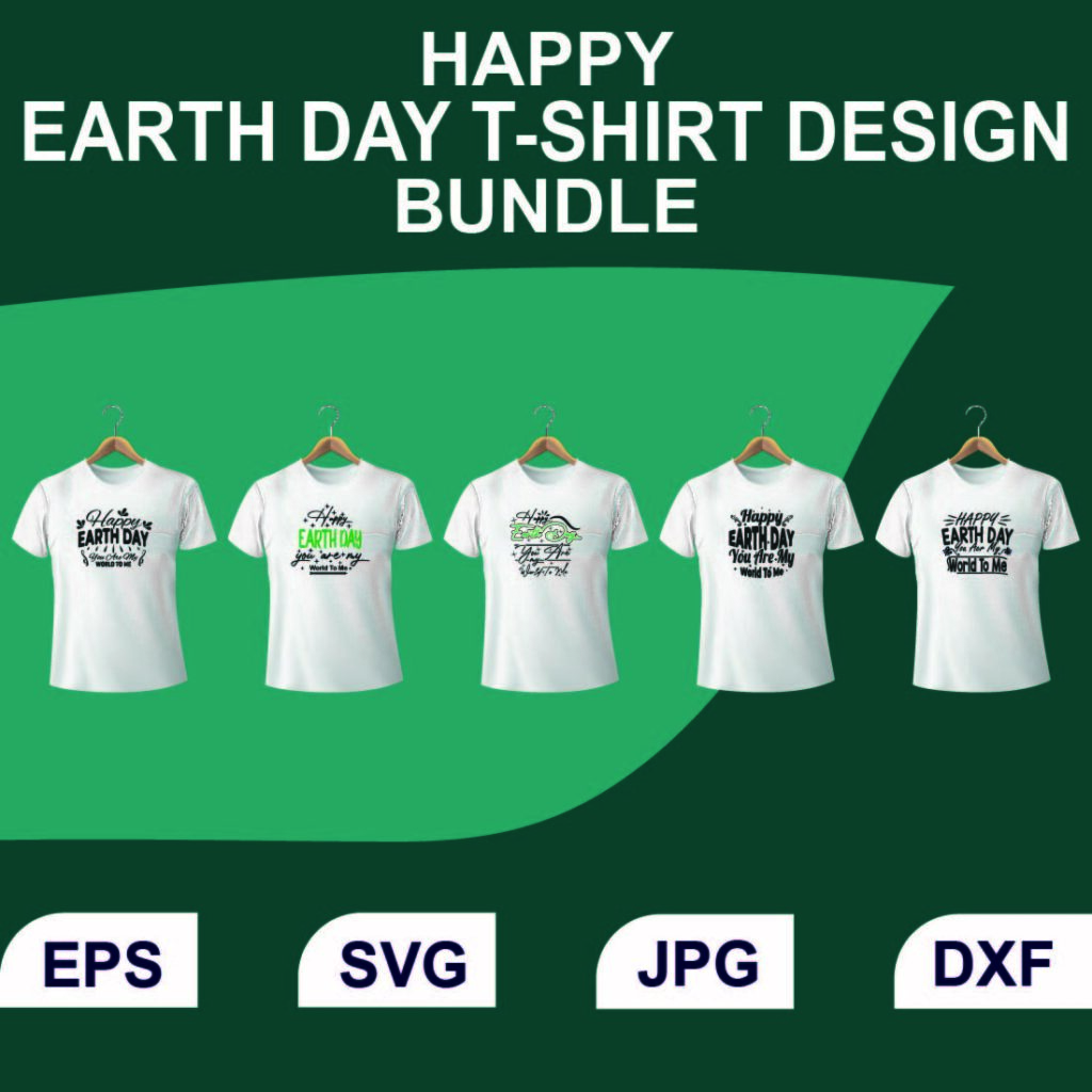 Happy Earth Day T-shirt Design Bundle - MasterBundles