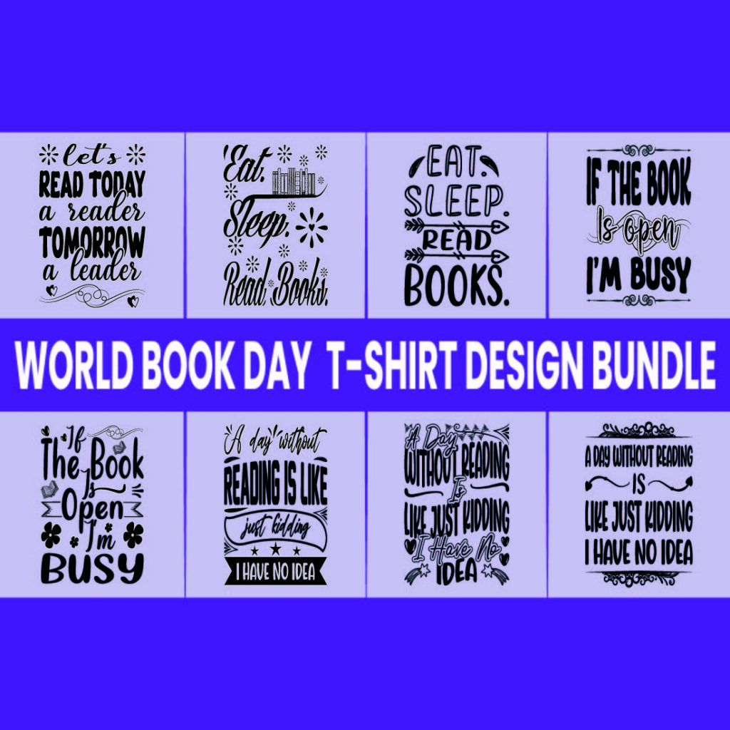 World Book Day T-shirt Design Bundle - MasterBundles