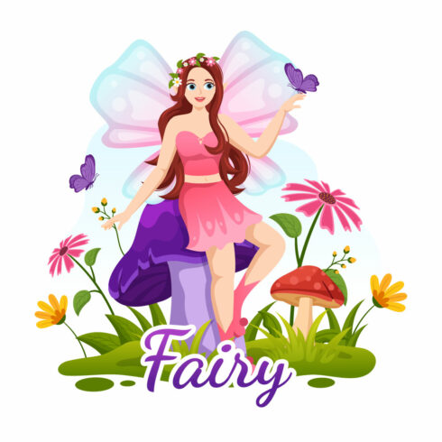 16 Beautiful Flying Fairy Illustration - MasterBundles