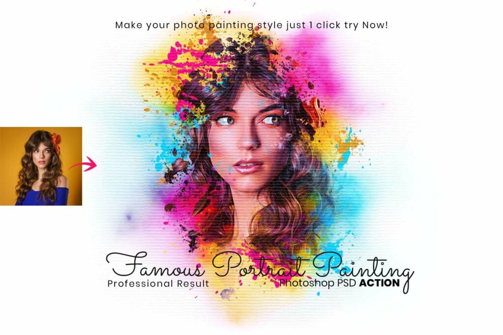 Famous Portrait Painting Effect – MasterBundles