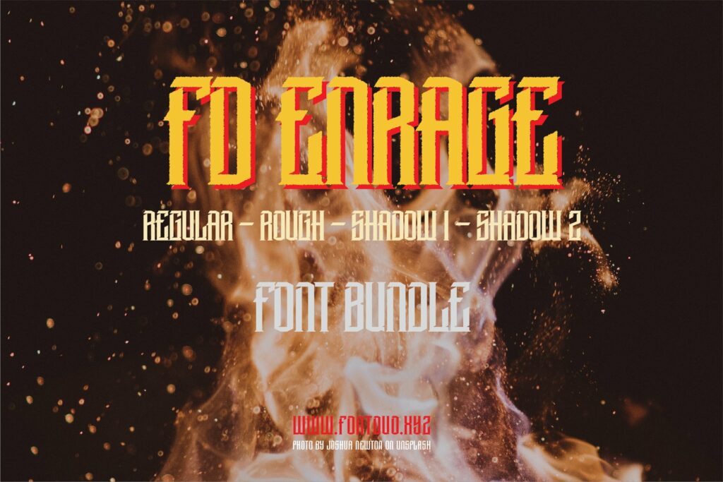Enrage Gothic Font Bundle – MasterBundles