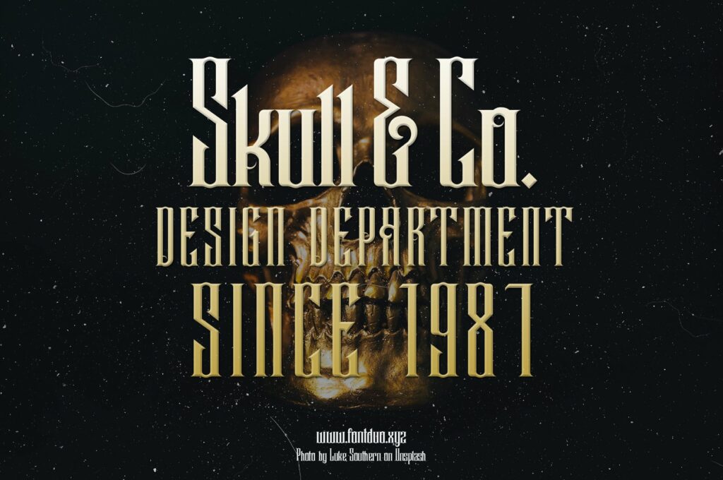 Hellish Layered Gothic Font – MasterBundles