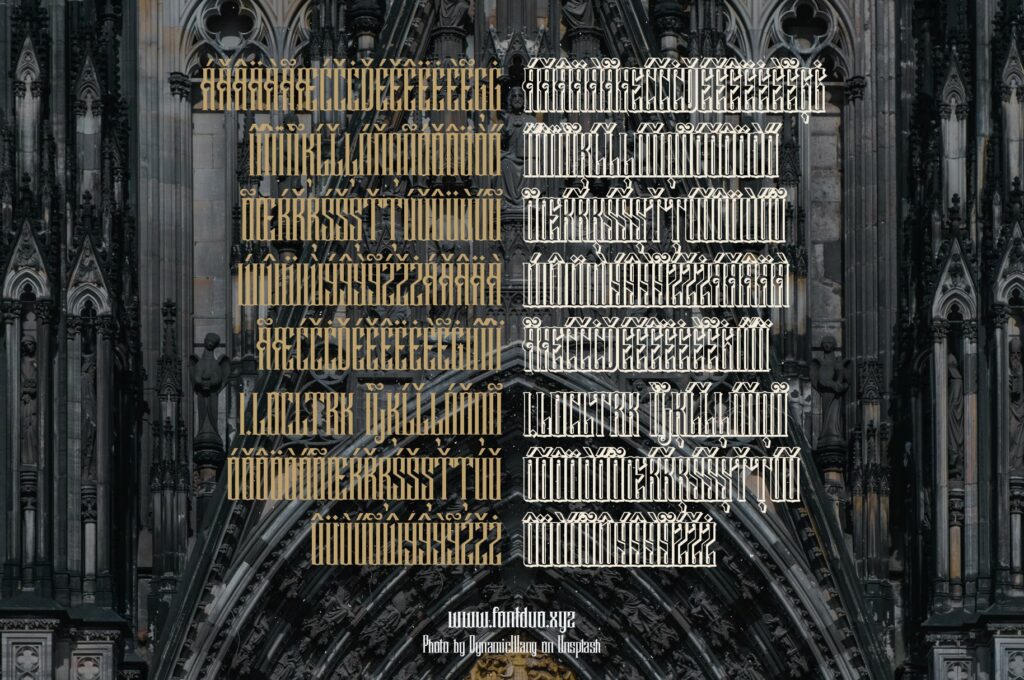 Hellish Layered Gothic Font – MasterBundles