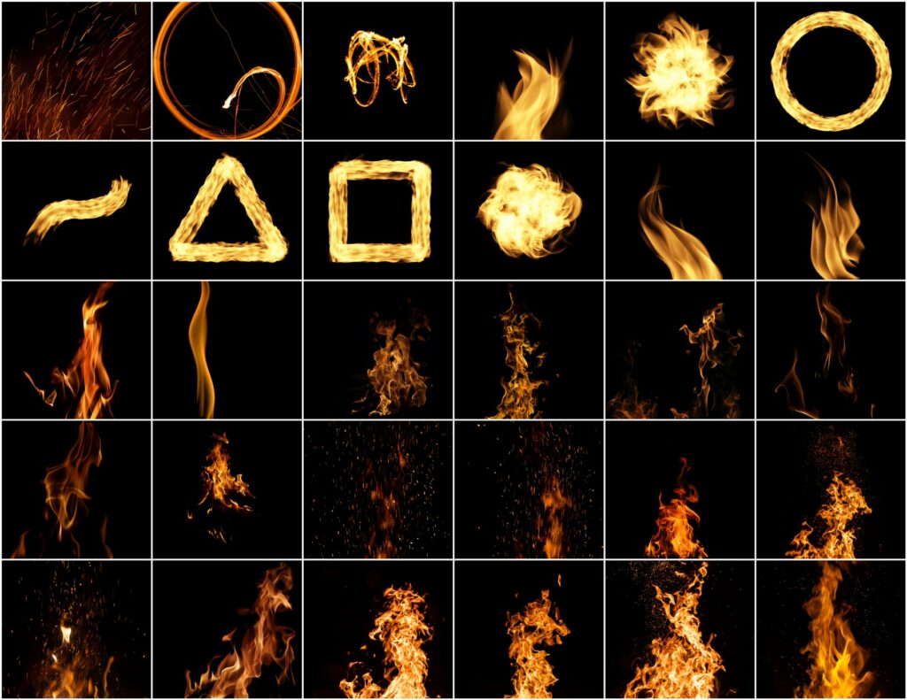 Fire Burning Effect Overlays – MasterBundles
