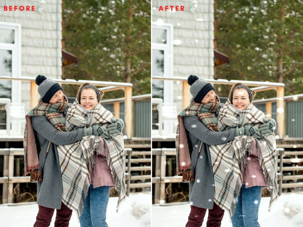 Fluffy Snow Lightroom Overlays – MasterBundles