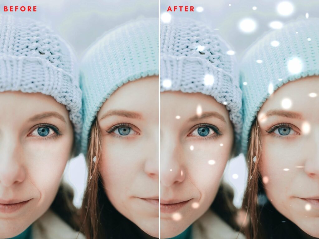 Fluffy Snow Lightroom Overlays – MasterBundles