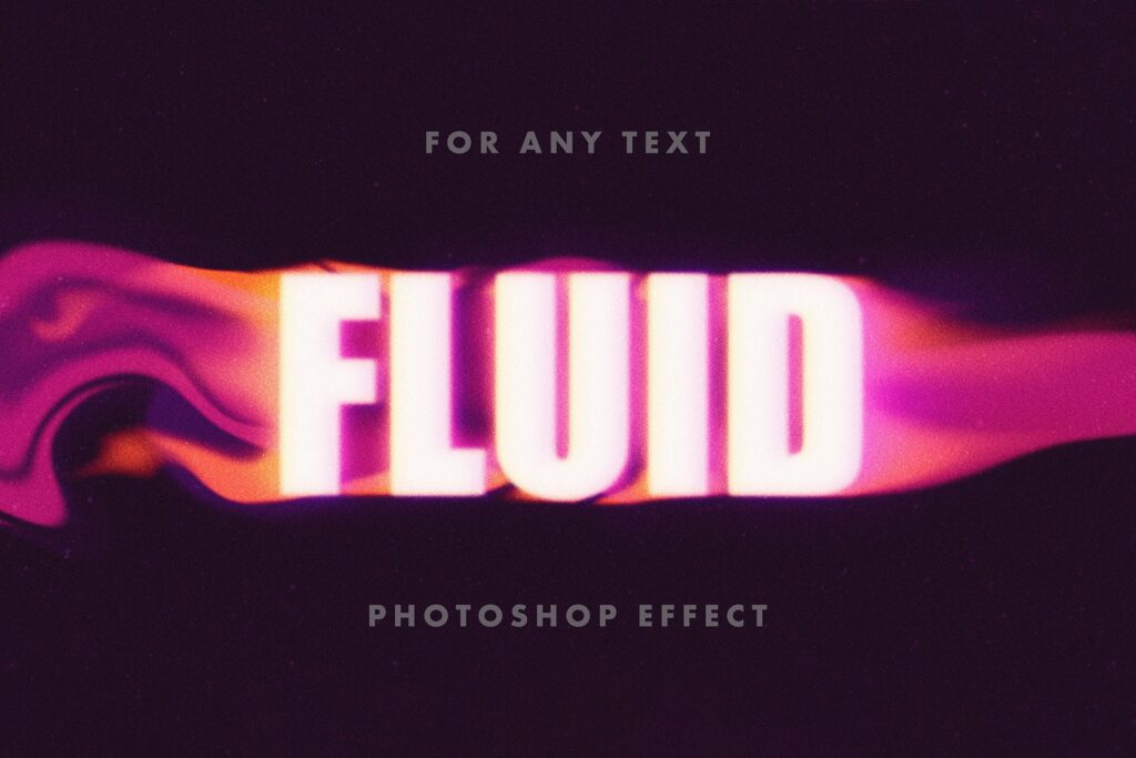 Fluid Letters Text Effect – MasterBundles