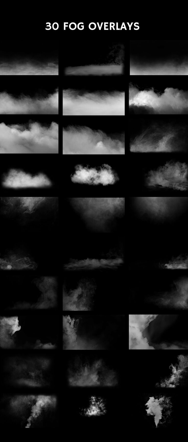 30 Fog Photo Overlays 2.0 – MasterBundles