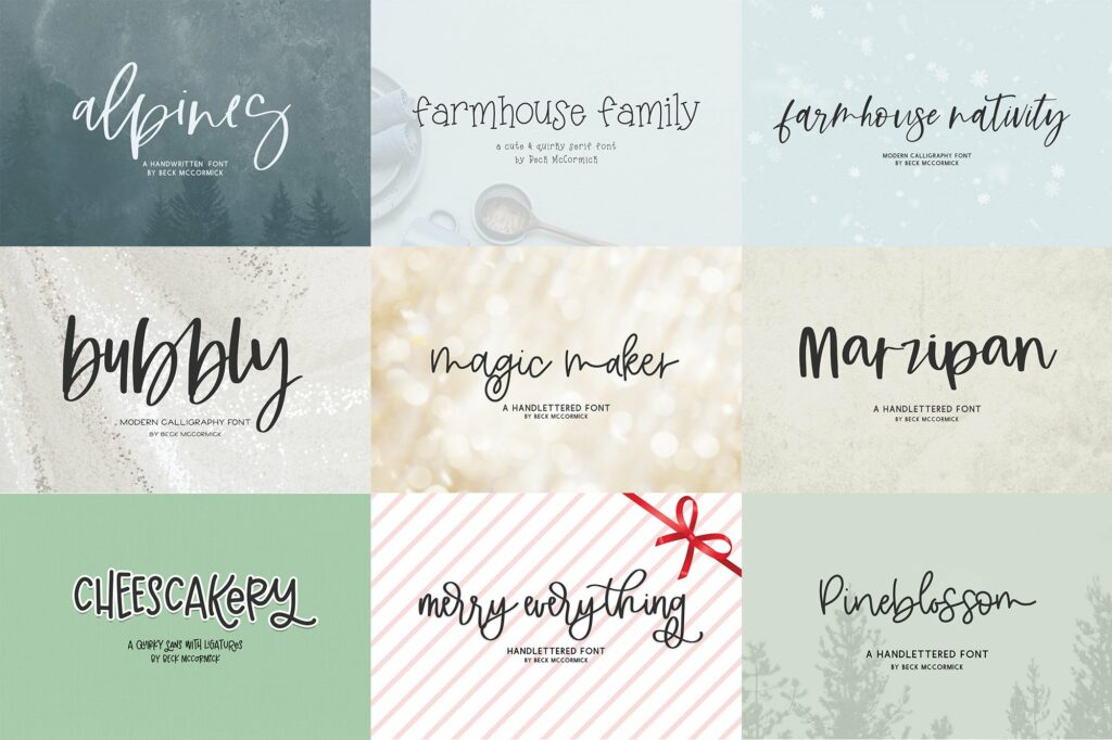 Handlettered Font Bundle – MasterBundles
