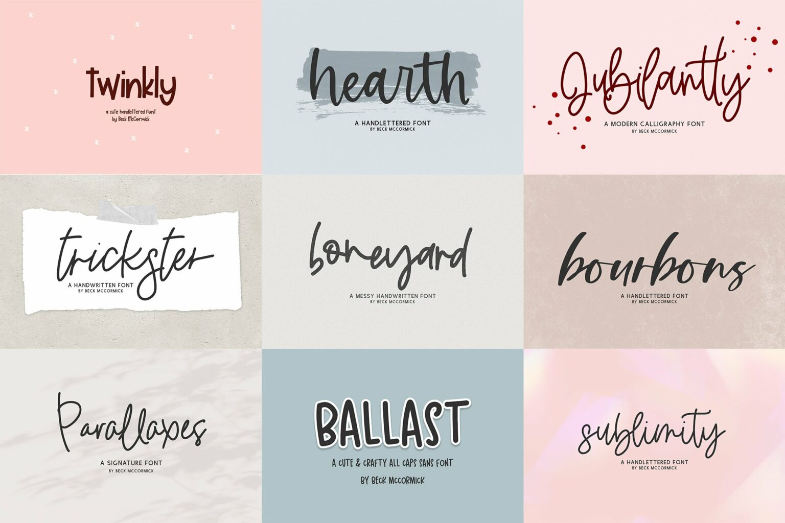 Handlettered Font Bundle – MasterBundles