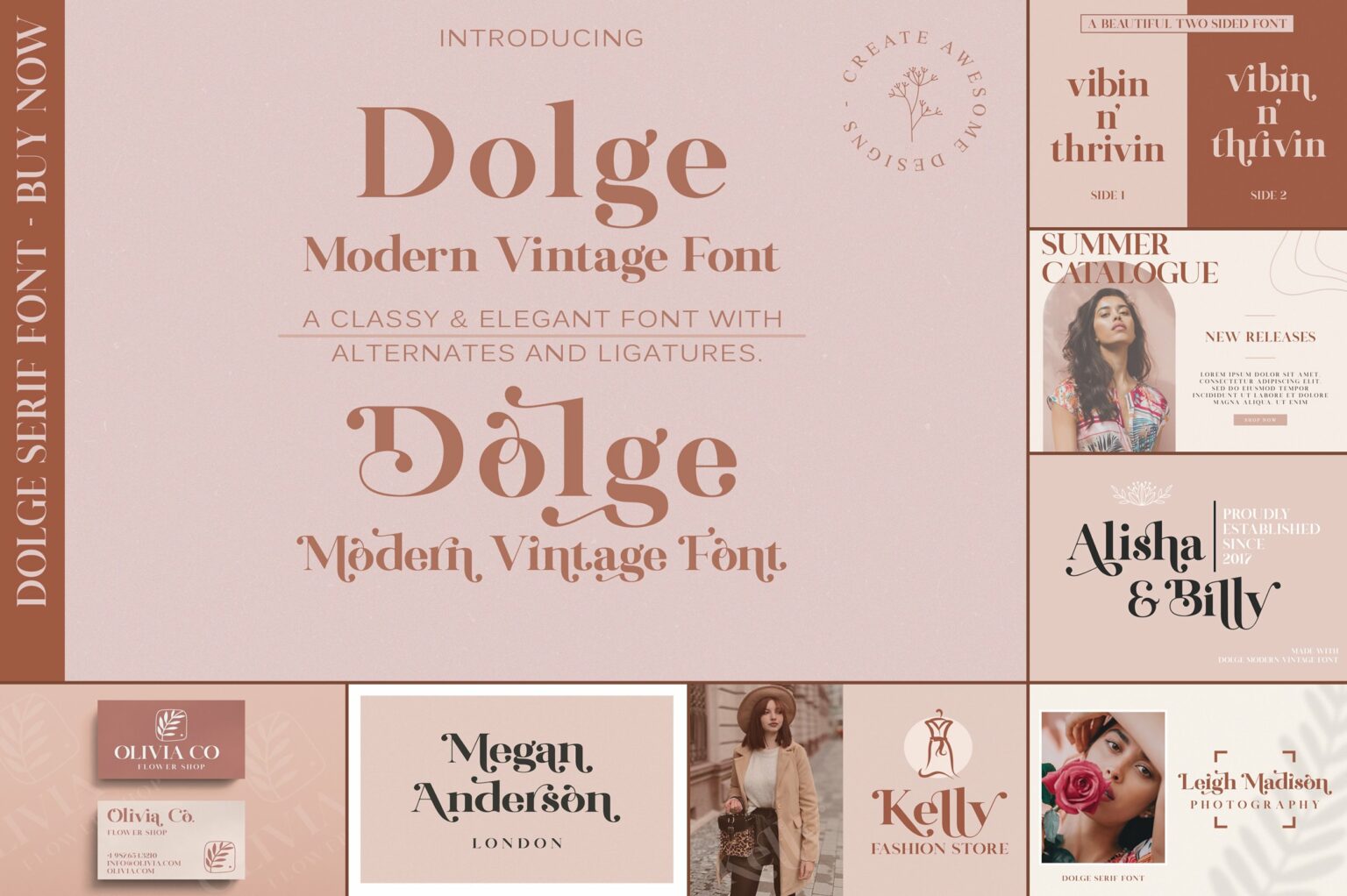 Display Font bundle -by GlitzyGrapix – MasterBundles